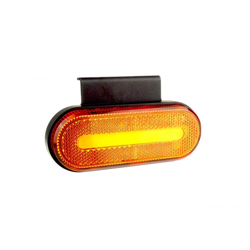 ΦΩΣ ΟΓΚΟΥ ΦΟΡΤΗΓΟΥ LED ΠΟΡΤΟΚΑΛΙ ΟΒΑΛ 10-30V 124x49x22mm ΑΔΙΑΒΡΟΧΟ OM ...