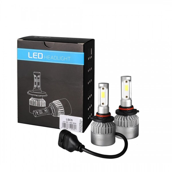 HB3 9005 9-32V 6.500K 10.000lm 4x10W COB ΛΑΜΠΑ LED EPISTAR 1021 C6 KIT ...