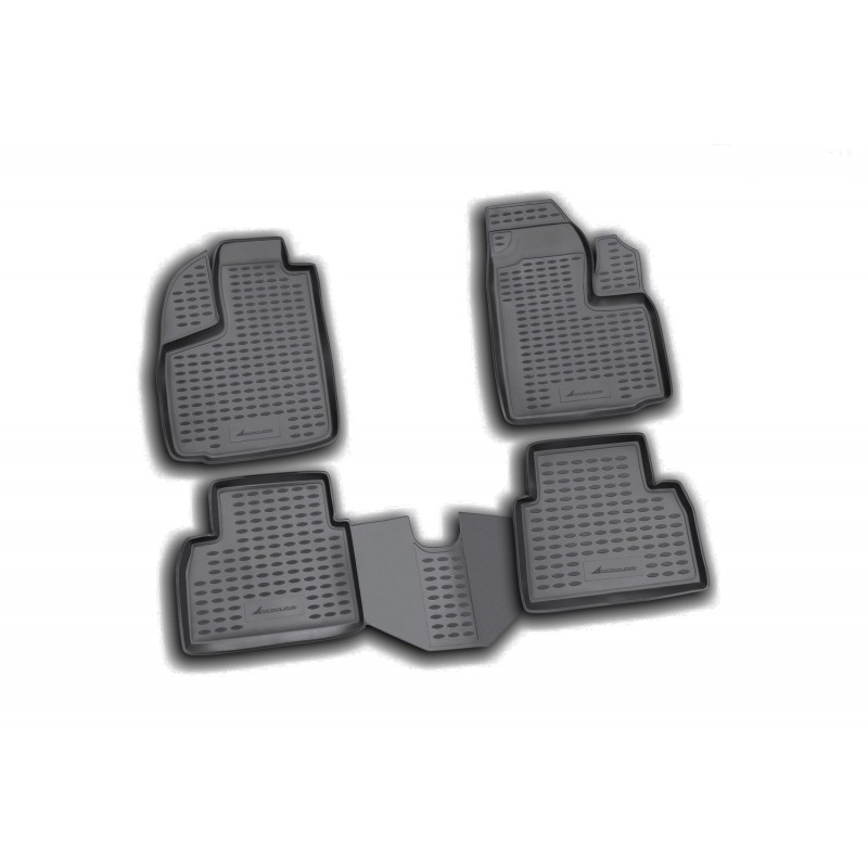 FIAT DOBLO 11/2000-12/2009 ΠΑΤ.ΜΑΡΚ.ΛΑΣΤΙΧΟ ΣΚΑΦΑΚΙΑ (ΜΑΥΡΟ) - 4 ΤΕΜ.