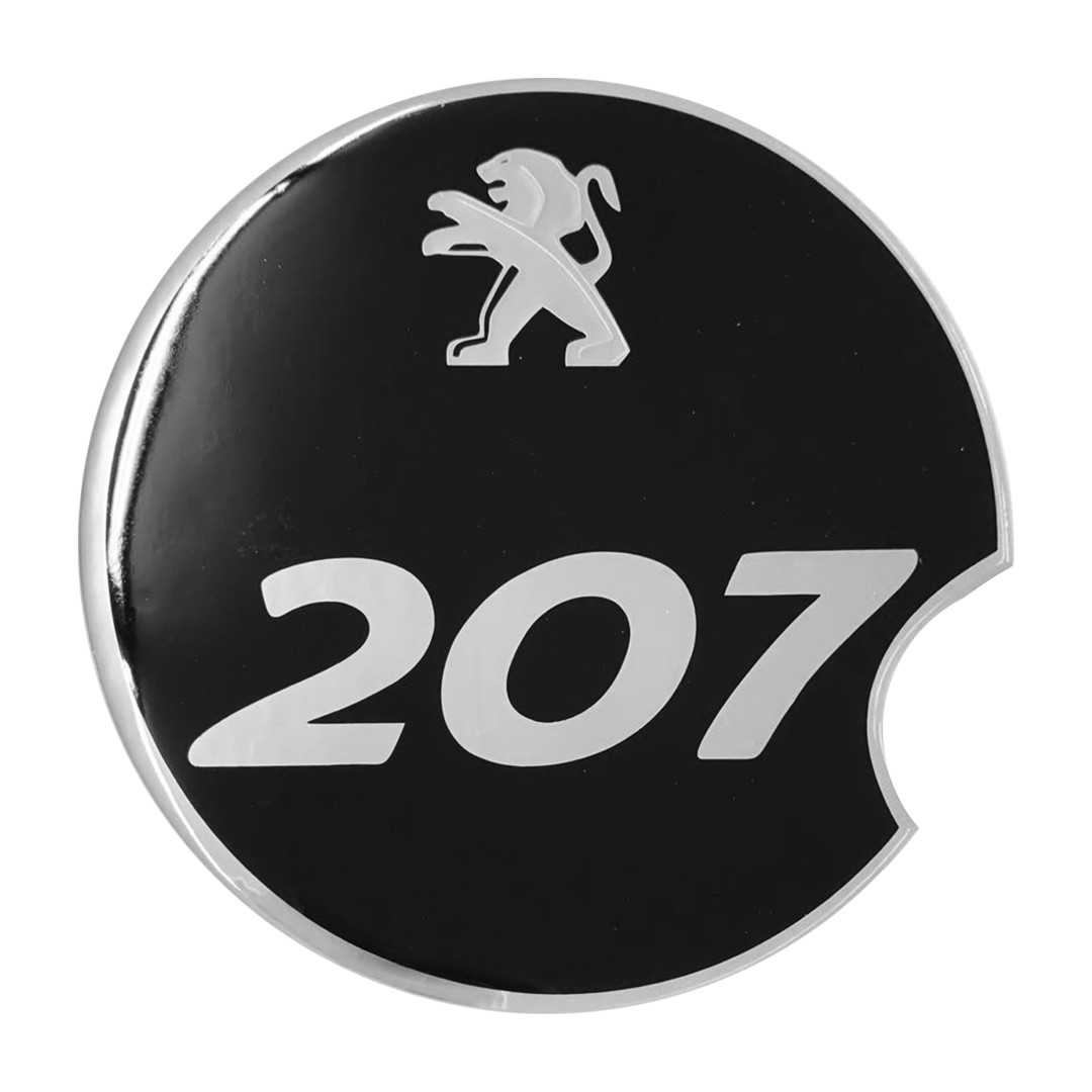 PEUGEOT 207 3D /5D 2006+ ΑΥΤΟΚΟΛΛΗΤΟ ΤΑΠΑΣ ΡΕΖΕΡΒΟΥΑΡ 14,9 cm ΜΑΥΡΟ ...