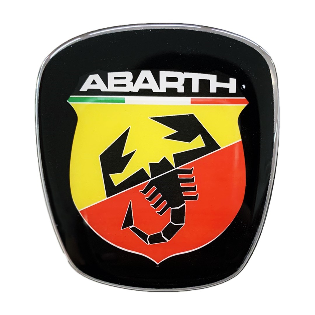 ABARTH ΑΥΤΟΚΟΛΛΗΤΟ ΣΗΜΑ ΠΟΡΤ ΜΠΑΓΚΑΖ 6,3 Χ 7,1 cm ΜΑΥΡΟ ΜΕ ΕΠΙΚΑΛΥΨΗ ...