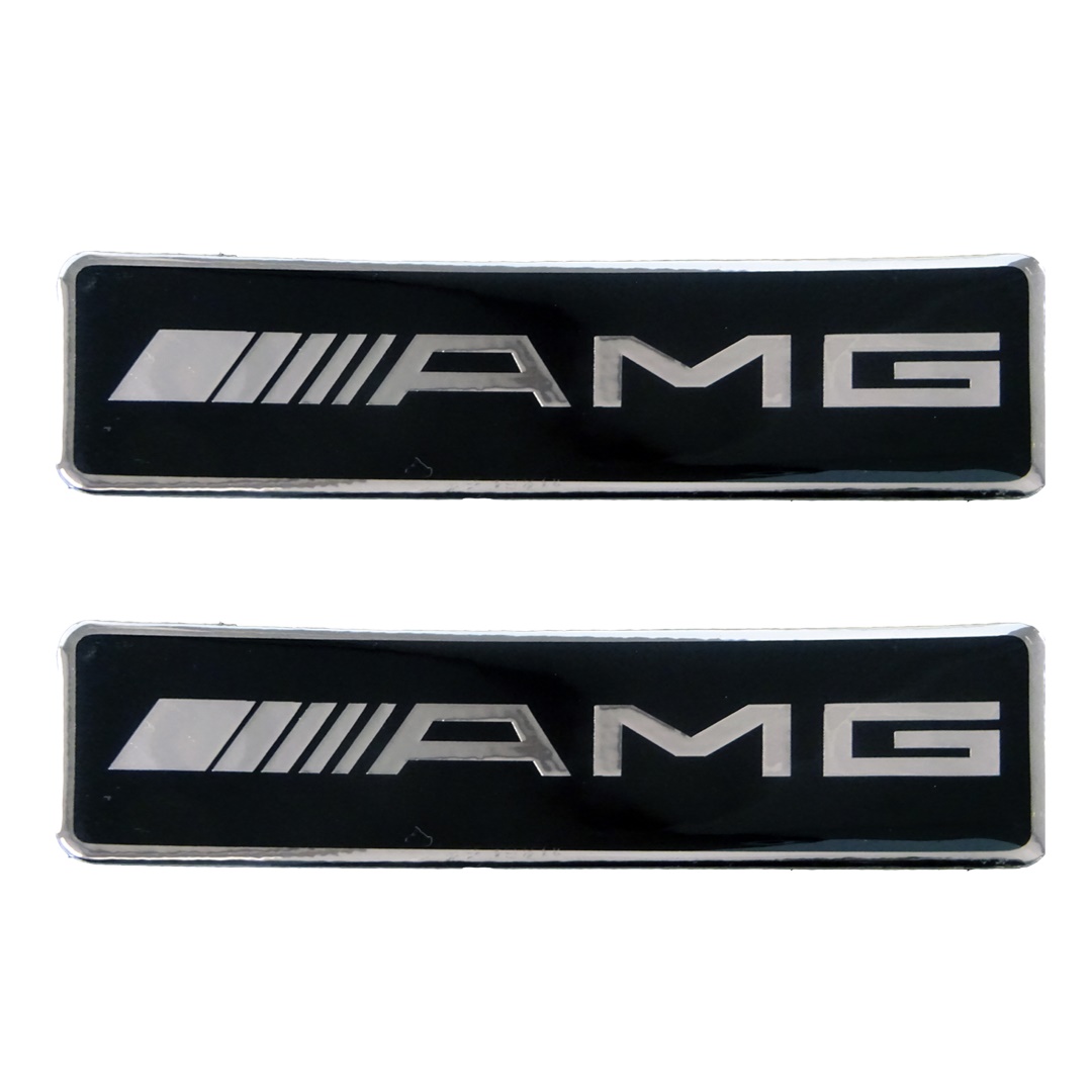 AMG (MERCEDES) ΣΗΜΑΤΑ ΒΙΔΩΤΑ 10 Χ 3 cm ΕΠΟΞΕΙΔΙΚΗΣ ΡΥΤΙΝΗΣ (ΥΓΡΟ ΓΥΑΛΙ ...