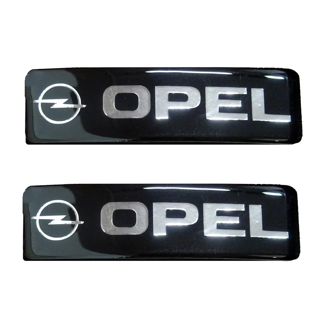 OPEL ΣΗΜΑΤΑ ΒΙΔΩΤΑ 10 Χ 3 cm ΕΠΟΞΕΙΔΙΚΗΣ ΡΥΤΙΝΗΣ (ΥΓΡΟ ΓΥΑΛΙ) ΣΕ ΜΑΥΡΟ ...