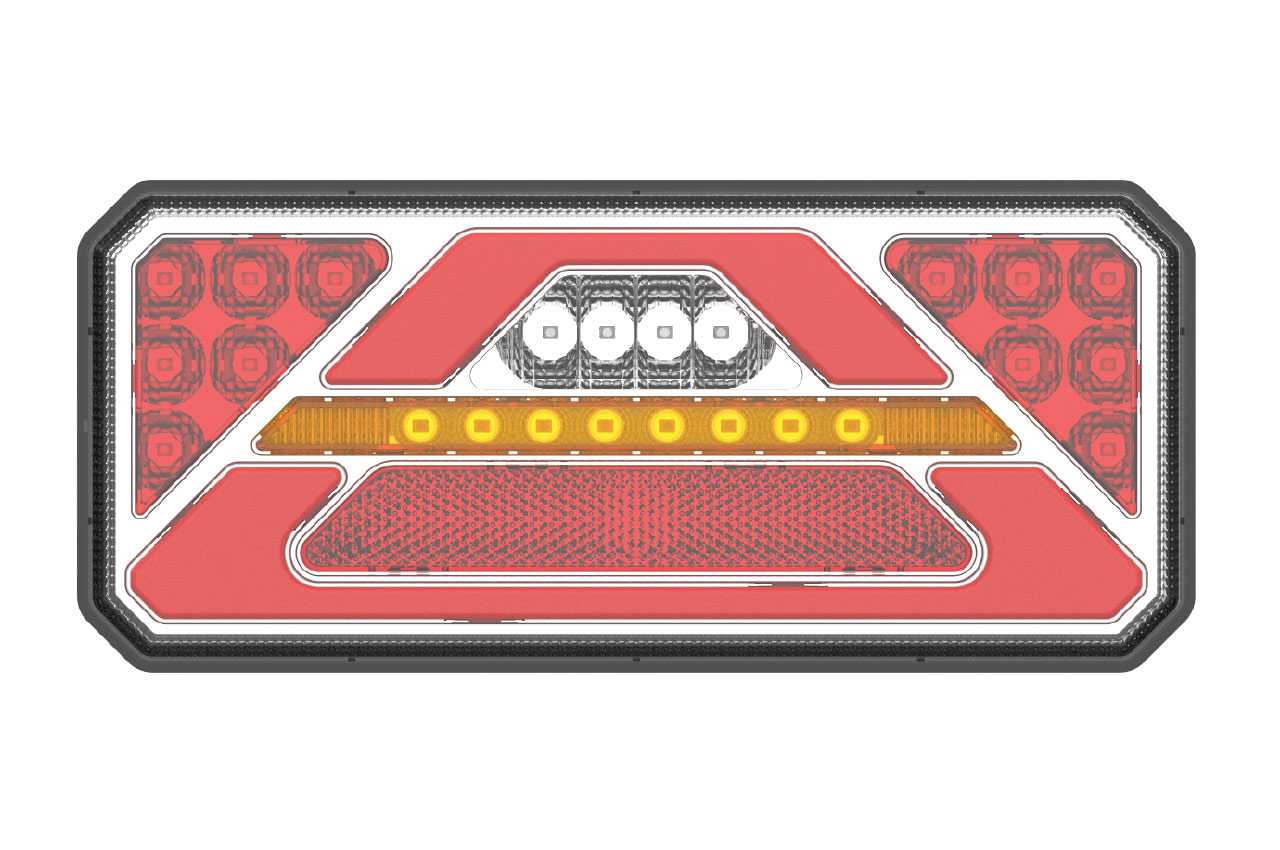 Amio - ΦΑΝΑΡΙ ΠΙΣΙΝΟ ΔΕΞΙ RCL-02-R 10-30V LED 236x104x40mm ΜΕ ΚΑΛΩΔΙΟ ...