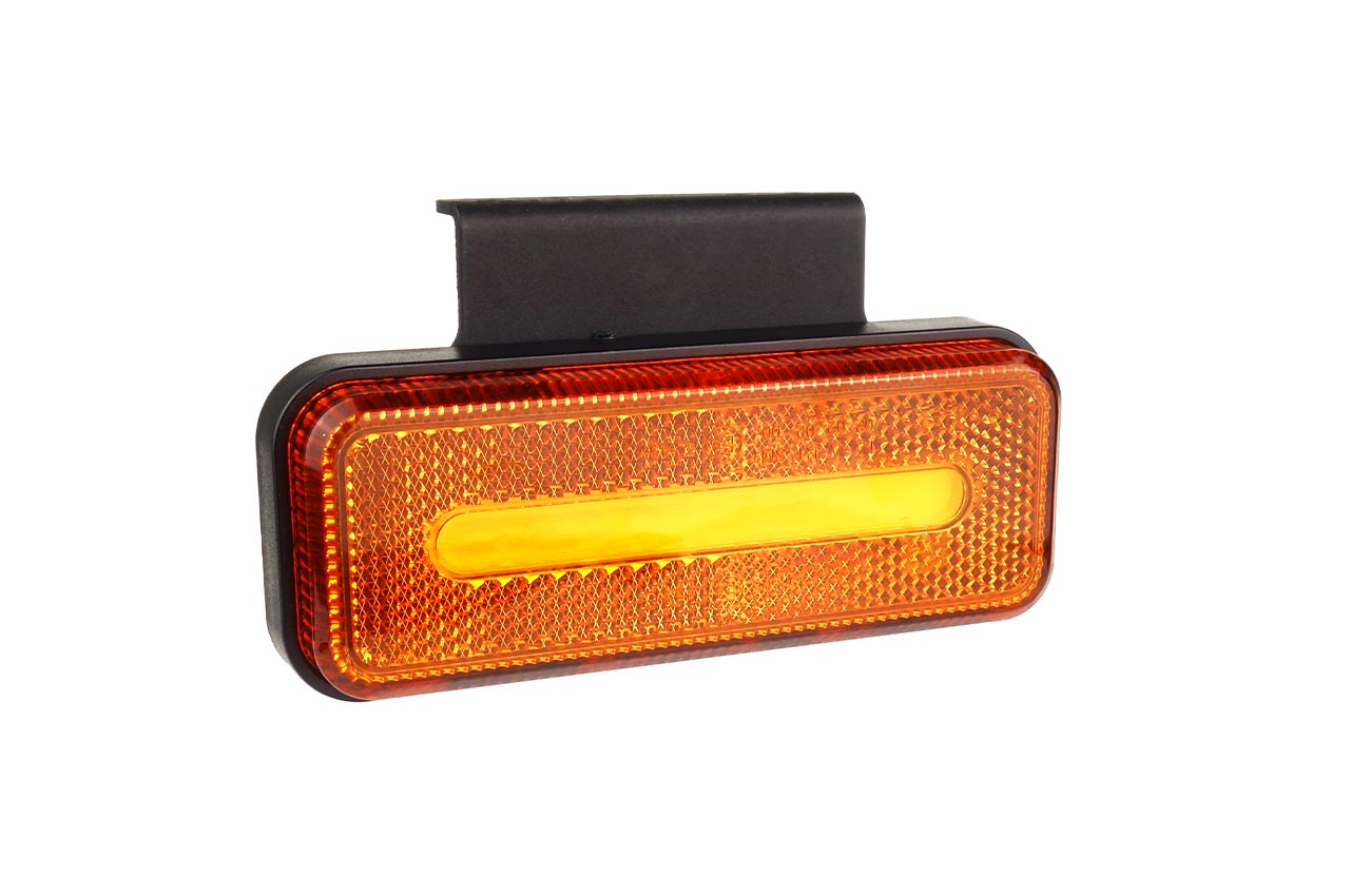 Amio - ΦΩΣ ΟΓΚΟΥ ΦΟΡΤΗΓΟΥ LED ΠΟΡΤΟΚΑΛΙ 10-30V 124x49x22mm ΑΔΙΑΒΡΟΧΟ OM ...