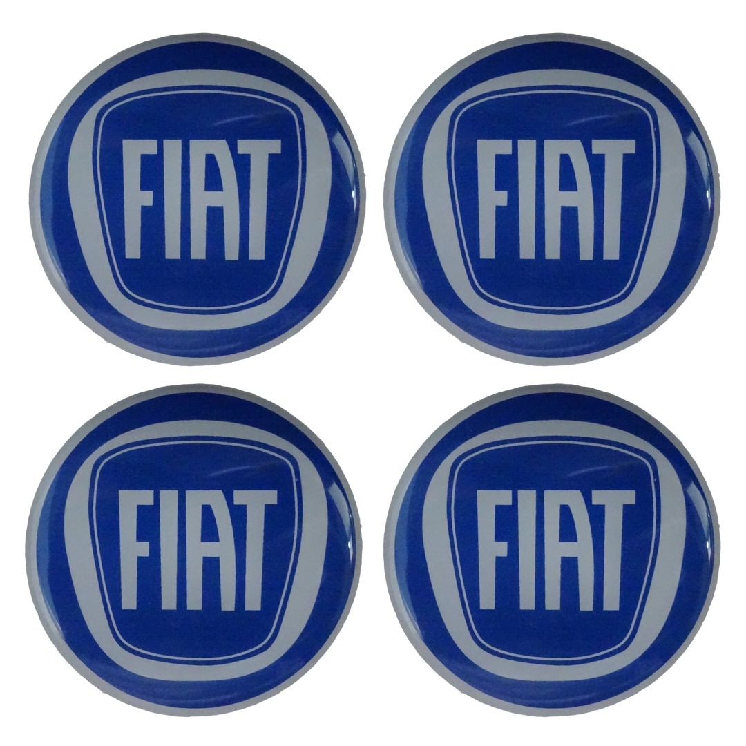 FIAT ΑΥΤΟΚΟΛΛΗΤΑ ΣΗΜΑΤΑ ΖΑΝΤΩΝ 5,5 cm ΜΠΛΕ ΜΕ ΕΠΙΚΑΛΥΨΗ ΣΜΑΛΤΟΥ - 4 ΤΕΜ.