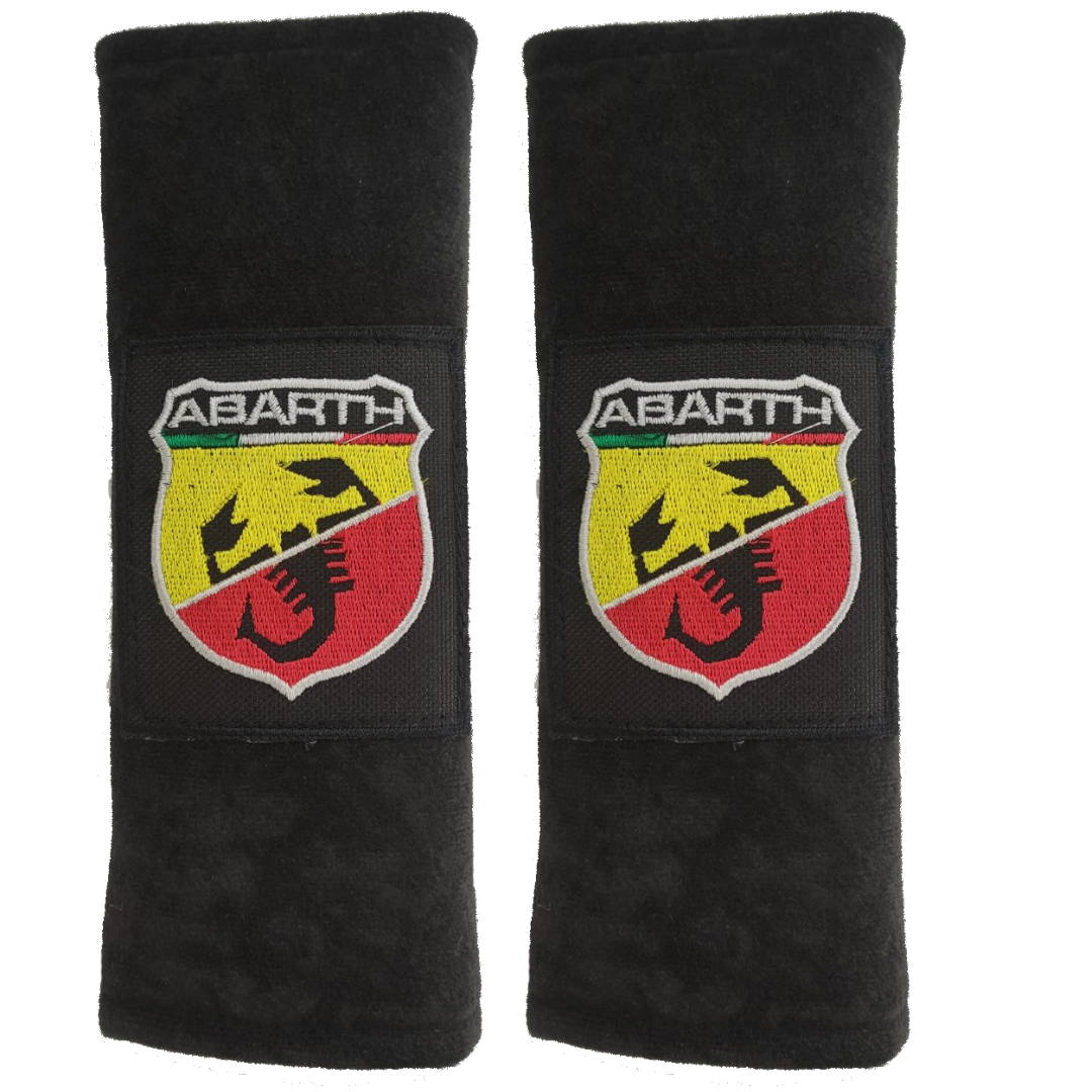 ABARTH ΜΑΞΙΛΑΡΑΚΙΑ ΓΙΑ ΖΩΝΗ ΑΣΦΑΛΕΙΑΣ 21 X 7,5 cm ΣΕ ΜΑΥΡΟ ΧΡΩΜΑ ΜΕ ...