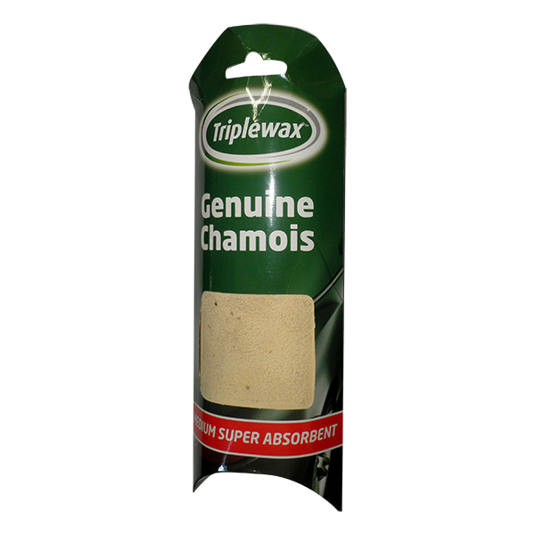 ΔΕΡΜΑ ΓΝΗΣΙΟ ΣΑΜΟΥΑ (CHAMOIS) 31x49cm (ΠΕΤΣΙ) CARPLAN TRIPLEWAX LEATHER ...
