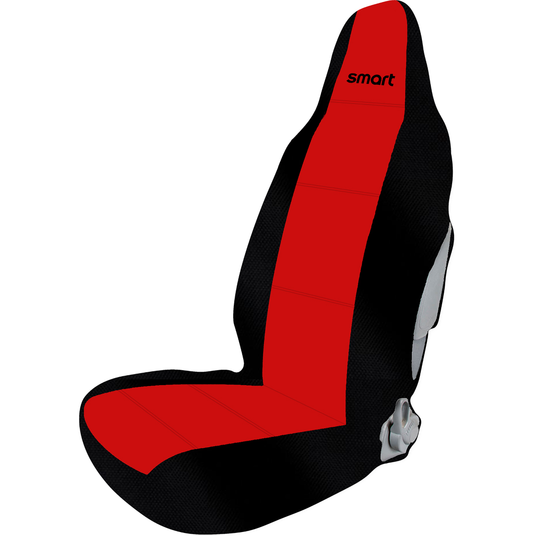 SMART FORTWO 450 1998-2007 ΗΜΙΚΑΛΥΜΜΑΤΑ ΚΑΘΙΣΜΑΤΩΝ ΜΑΥΡΟ/ΚΟΚΚΙΝΟ ...