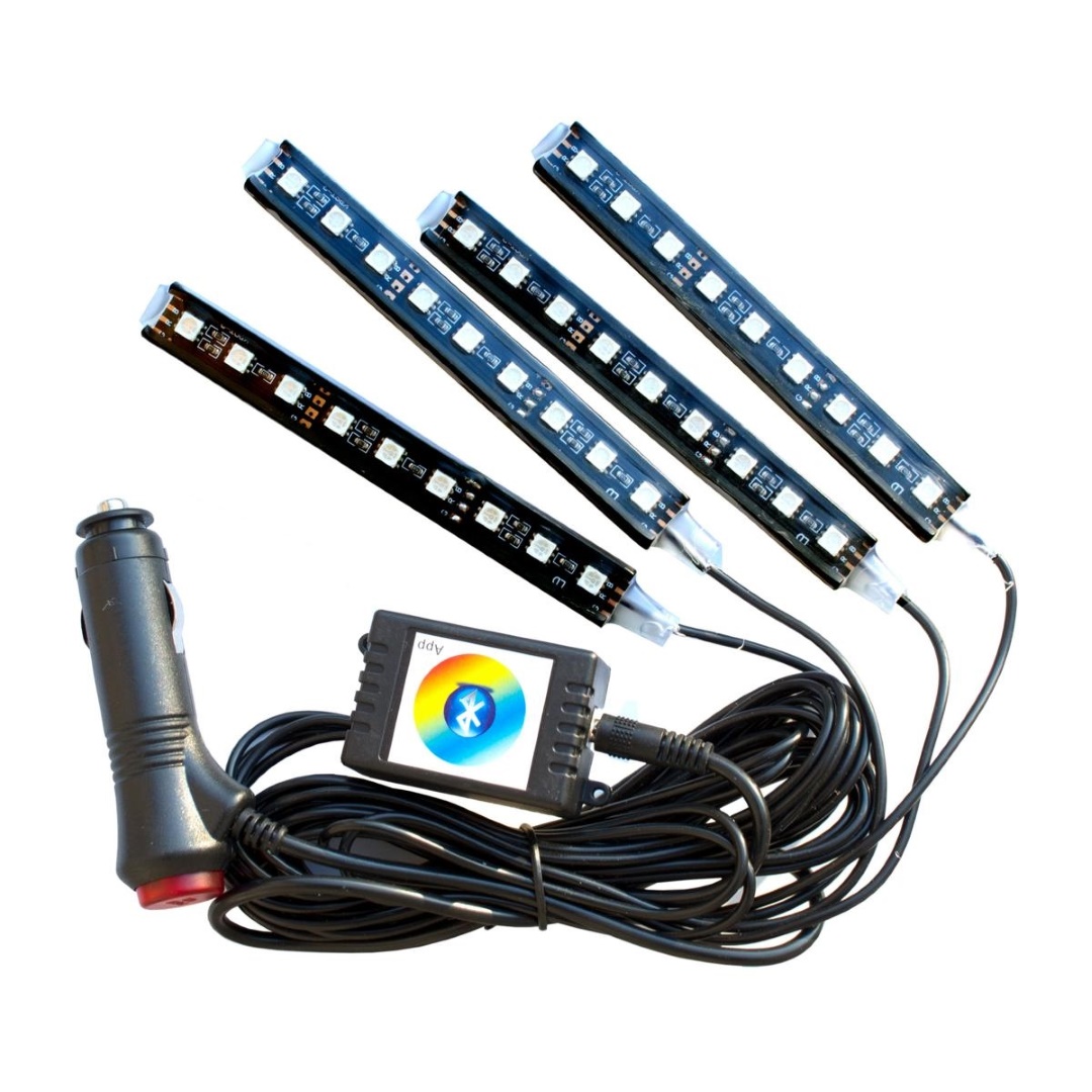 ΣΥΣΤΗΜΑ ΕΣΩΤΕΡΙΚΟΥ ΦΩΤΙΣΜΟΥ ATHMOSPHERE KIT 4ΤΕΜ. 9LED RGB MULTICOLOR ...