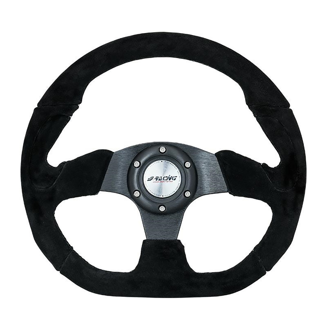 ΤΙΜΟΝΙ X2 SHAMMY LEATHER ΜΑΥΡΟ ΣΑΜΟΥΑ ΣΟΥΕΤ ΤΡΙΑΚΤΙΝΟ ΔΙΑΜΕΤΡΟΣ 330mm ...