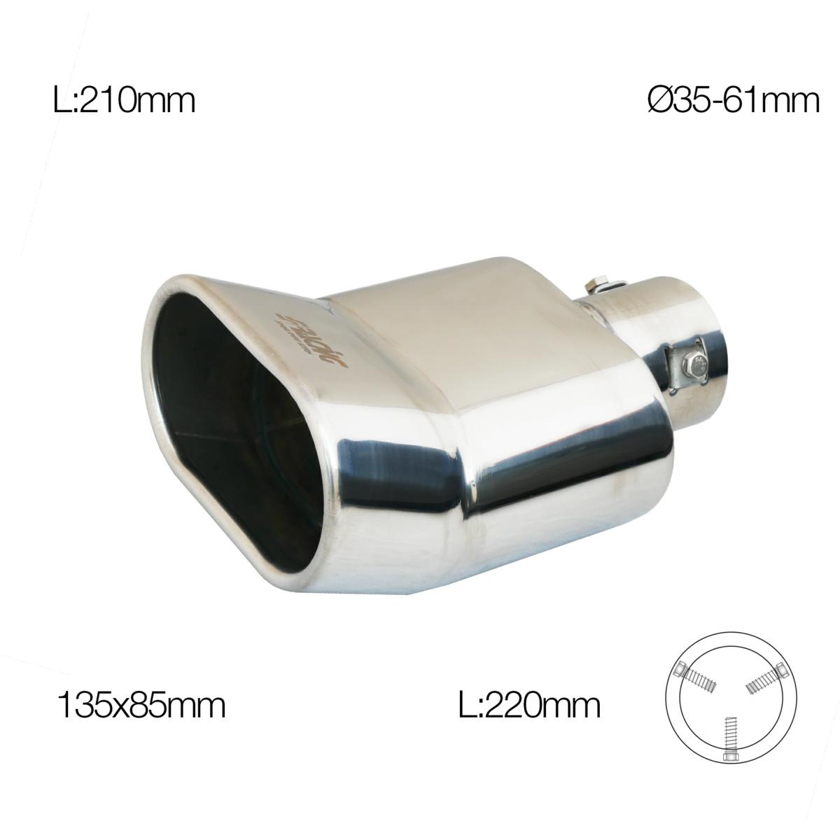 ΑΚΡΟ/ΜΠΟΥΚΑ ΕΞΑΤΜΙΣΗΣ ΧΡΩΜΙΟΥ 35-61mm (ΜΗΚΟΣ 210mm - ΔΙΑΜΕΤΡΟΣ ...
