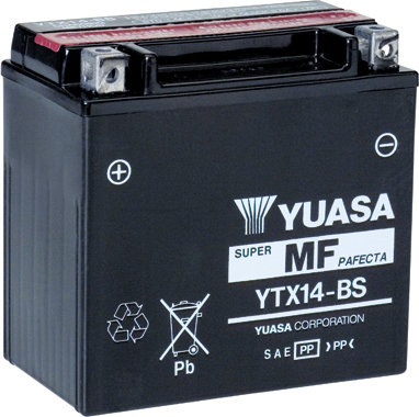 Μπαταρία YUASA YTX14-BS (YTX14-4, GTX14-BS,UTX14-BS, 14BS) AGM
